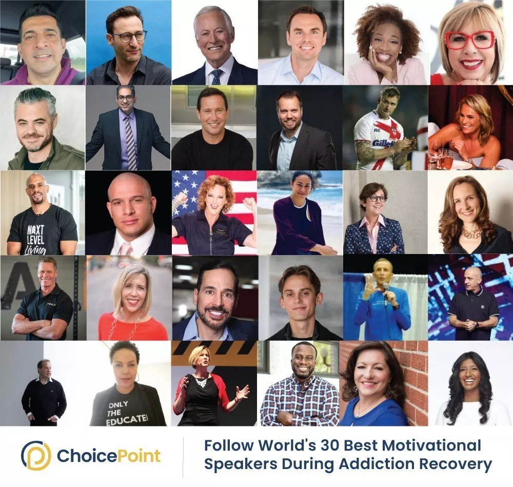 Follow World’s 30 Best Motivational Speakers During Addiction Recovery ...