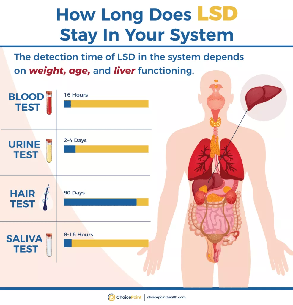 How Long Does LSD Stay In Your System? - ChoicePoint